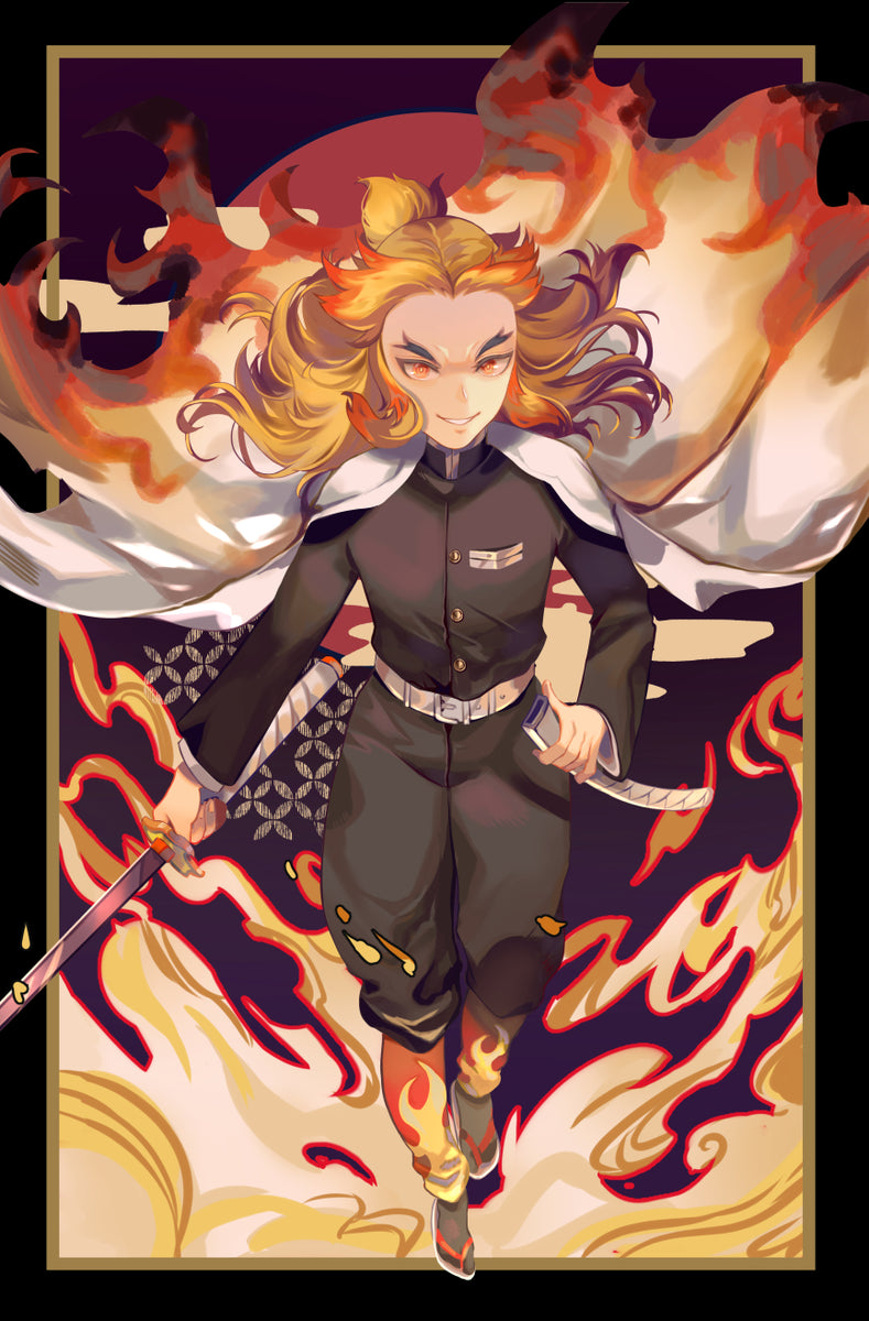 KNY Rengoku Poster – SkizzeArt